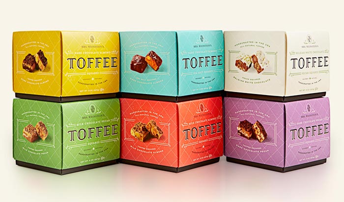weinsteins toffee packaging design 1 | Packly Blog