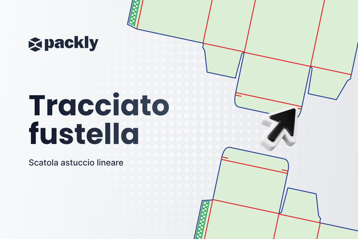 Tracciato fustella: scatola astuccio lineare | Packly Blog